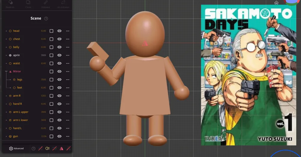 Chibi Mr Sakamoto - Sakamoto Days - Sakamoto Days - Free 3D Print Model ...