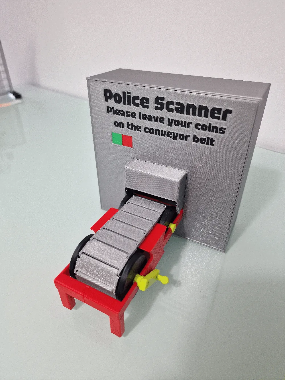 Police scanner piggy bank - Free 3D Print Model - MakerWorld