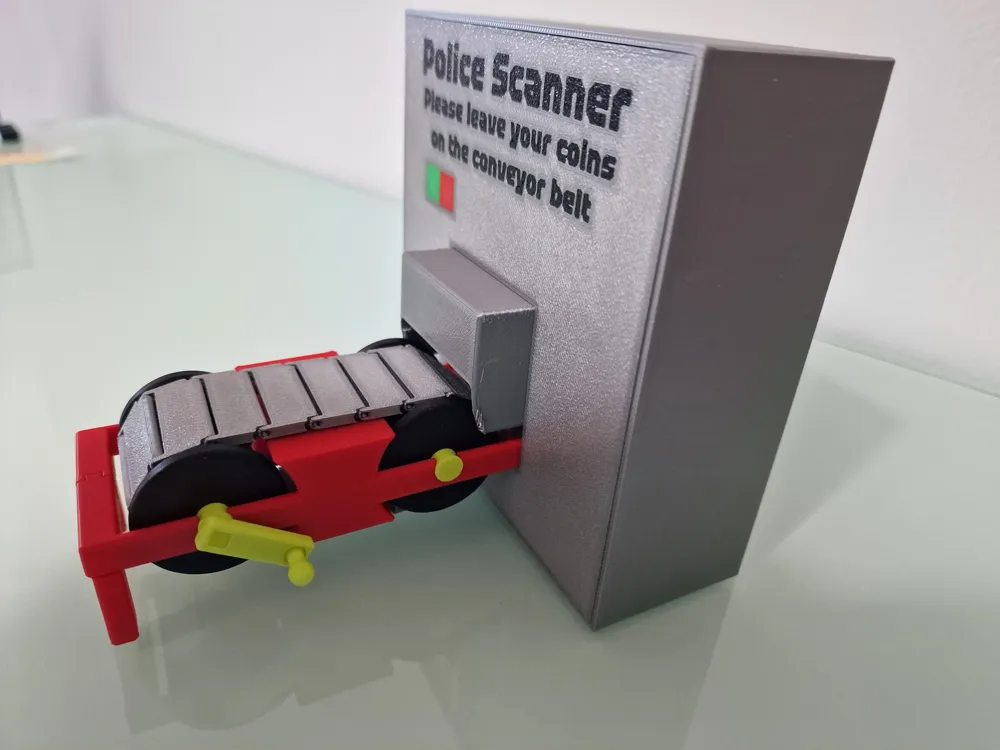 Police scanner piggy bank - Free 3D Print Model - MakerWorld