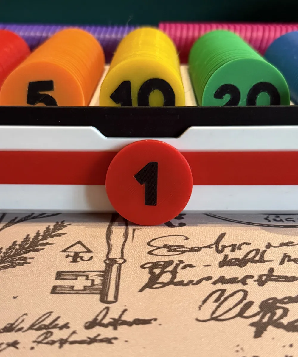 Monopoly Money Tokens - Free 3D Print Model - MakerWorld