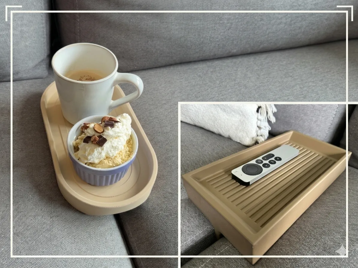 Couch / Sofa Tray / Table for between the cushions - Free 3D Print ...