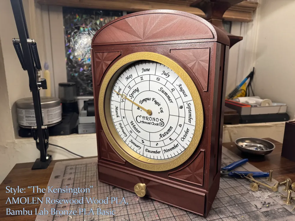 CHRONOS Annual Clock - IoT Circular Calendar by Cheep & Cheerful 3D ...