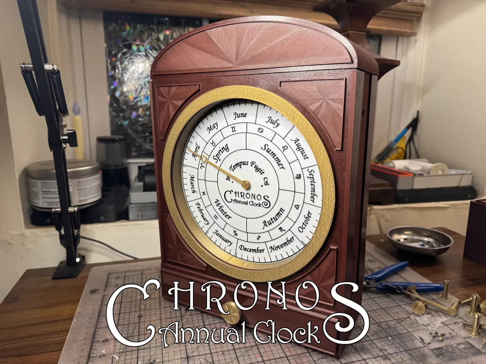 CHRONOS Annual Clock - IoT Circular Calendar by Cheep & Cheerful 3D ...