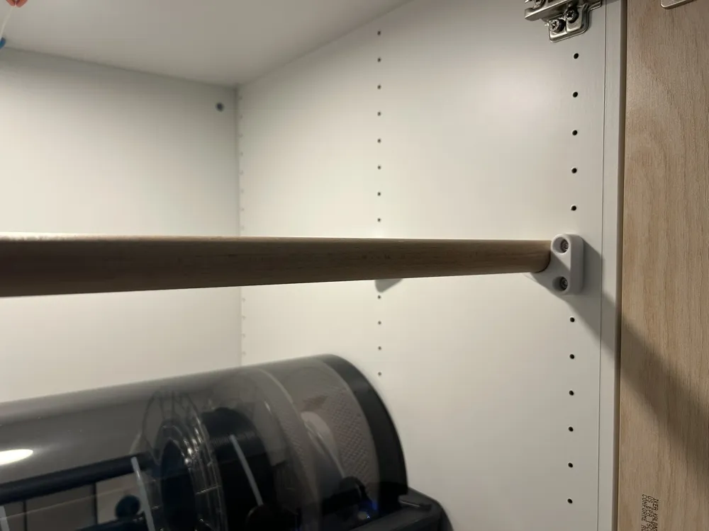 Ikea Platsa Spool or Clothes Rail Holder - Free 3D Print Model - MakerWorld