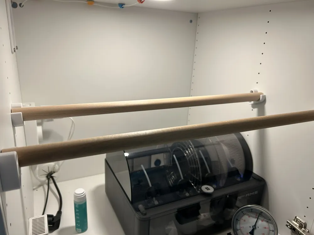 Ikea Platsa Spool or Clothes Rail Holder - Free 3D Print Model - MakerWorld