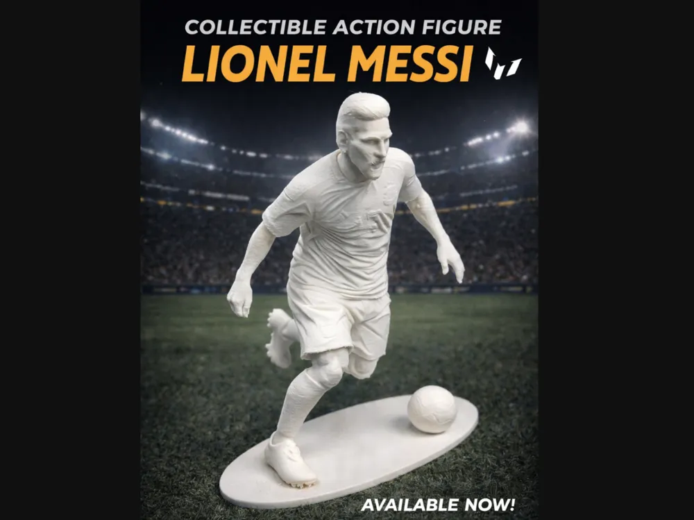 Lionel Messi – Action Figure - Free 3D Print Model - MakerWorld