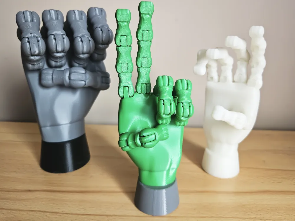 Articulated Skeleton Scary Hand Left, Right M & XL - Free 3D Print ...
