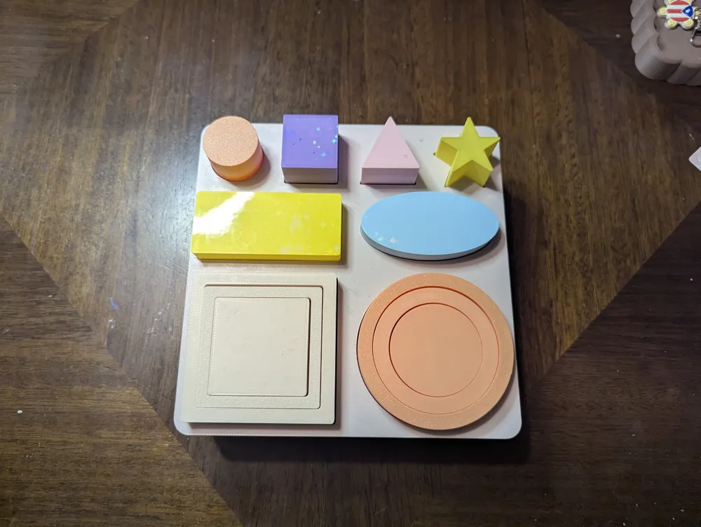 Toddler Shape Sorter Playset by CutterSTL MakerWorld: Download Free 3D ...
