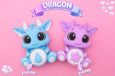 Dragon Crystal Clicker - Free 3D Print Model - MakerWorld