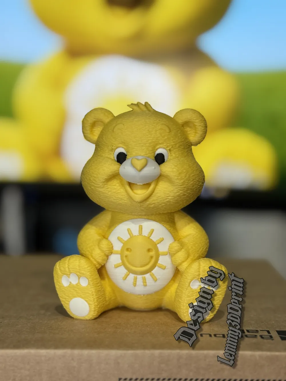 Yellow Sun Humming Bear Cub by Lemmy3DPrint MakerWorld: Download Free ...