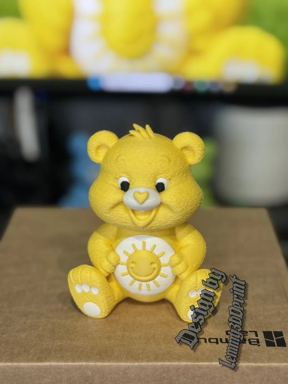Yellow Sun Humming Bear Cub by Lemmy3DPrint MakerWorld: Download Free ...