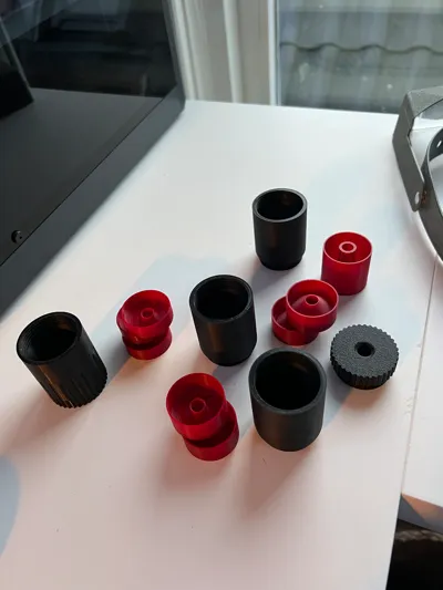 Modular airgun moderator / silencer .22 to .25 by DavidMV - MakerWorld