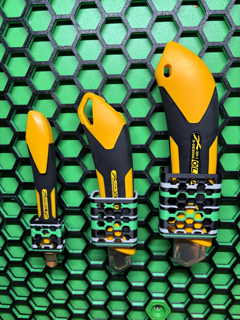 Honeycomb Themed HSW Tool Holders and Baskets - Free 3D Print Model ...
