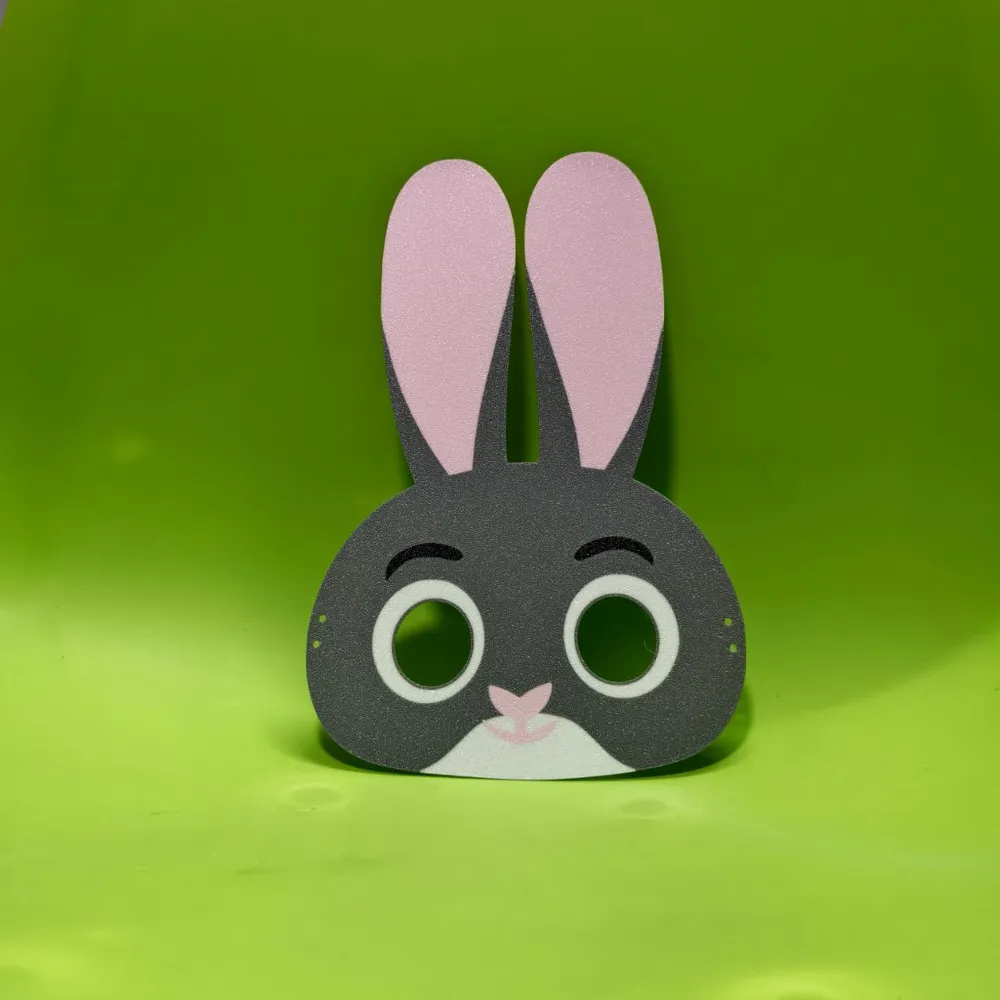 Judy Hopps (Zootopia)-Inspired Bunny Mask - Free 3D Print Model ...