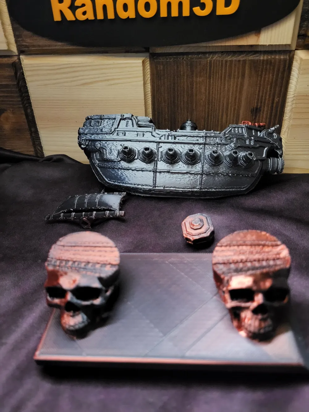 Skullforge Blackjaw Pirate Ship Click-Fit No Glue - Free 3D Print Model ...