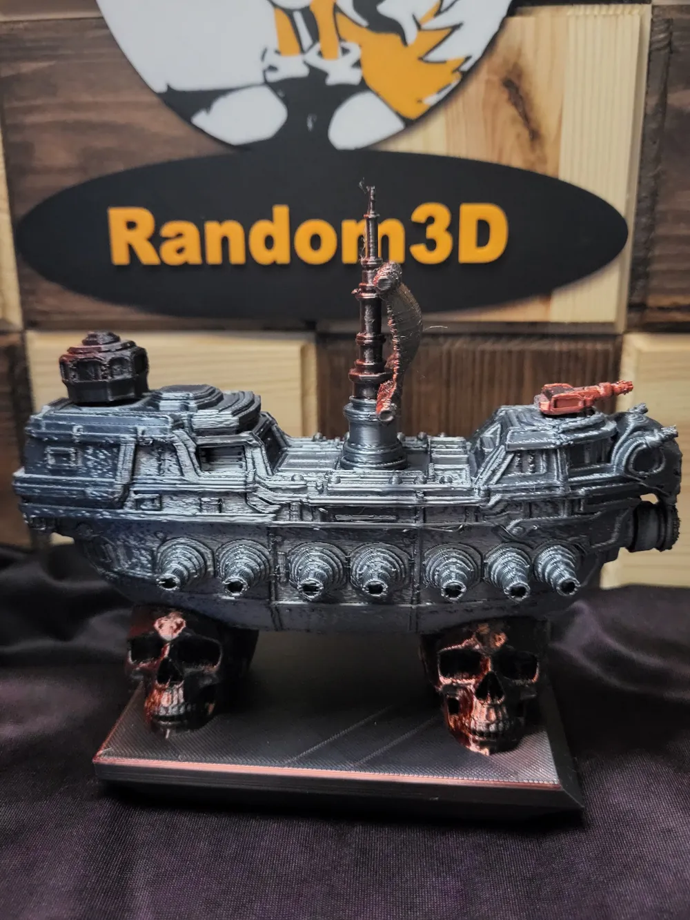 Skullforge Blackjaw Pirate Ship Click-Fit No Glue - Free 3D Print Model ...