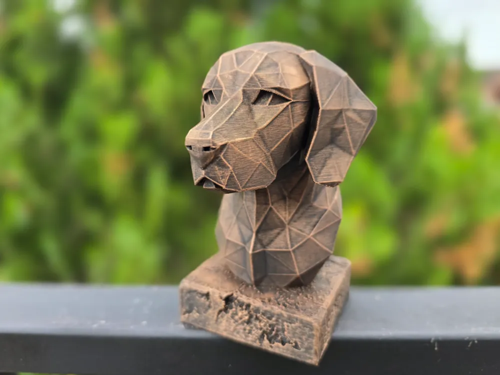 BEAGLE LOW POLY BUST by Messy_Panda MakerWorld: Download Free 3D Models