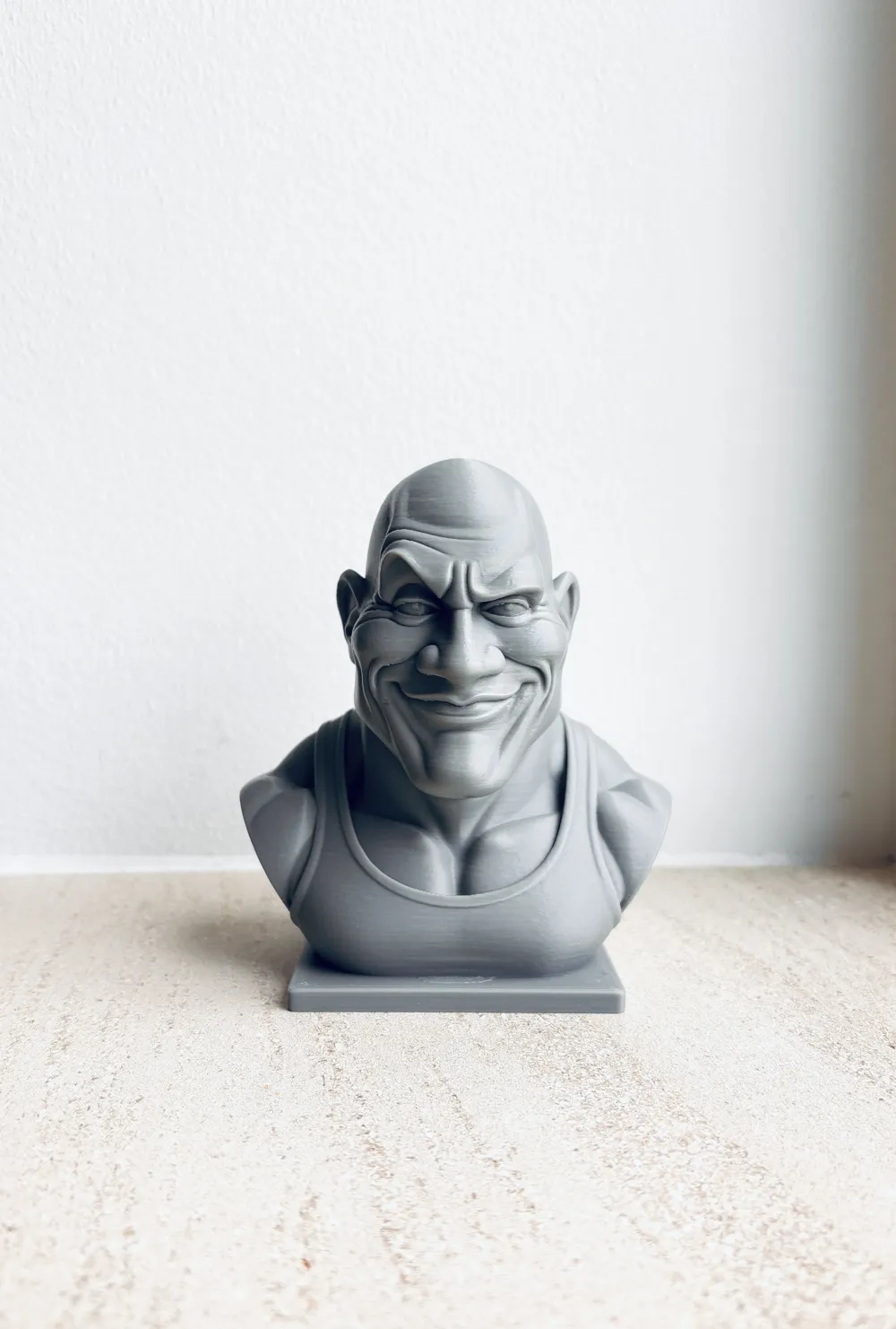 The Rock - Bust Sculpture by mbaggerc MakerWorld: Download Free 3D Models