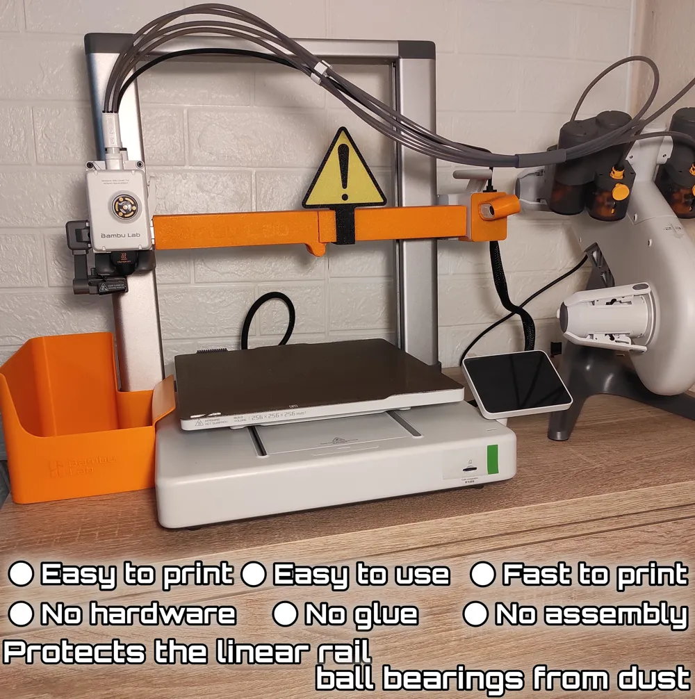 BambuLab A1 X-Axis Cover (Anti Dust Cover) by Moria3DPStudio MakerWorld ...