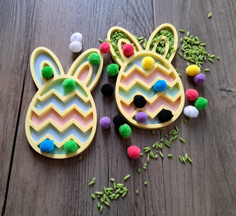 Easter egg bunny filling shape / Pasen vulvorm by creachick3d - MakerWorld