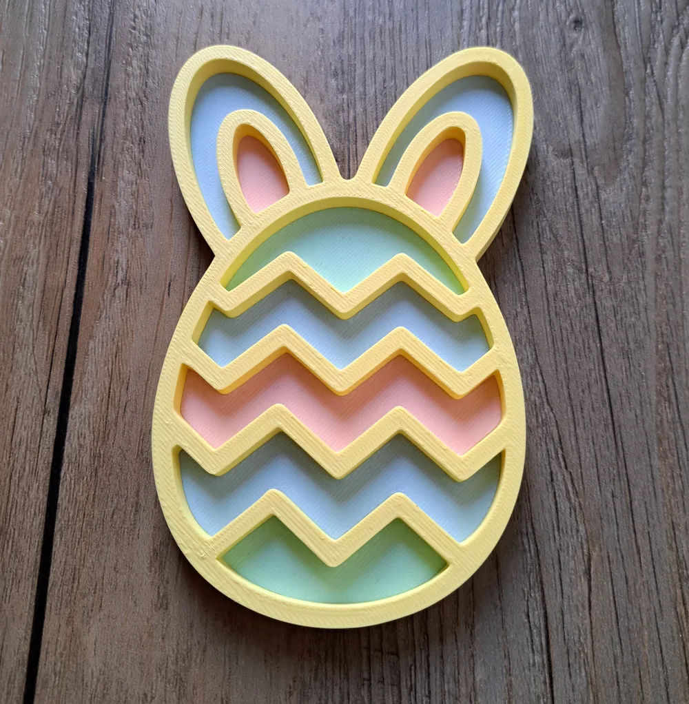 Easter egg bunny filling shape / Pasen vulvorm by creachick3d - MakerWorld