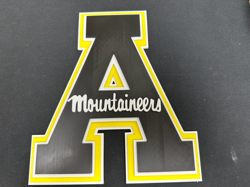 Appalachian State A Logo Wall Art by crazzybrad - MakerWorld