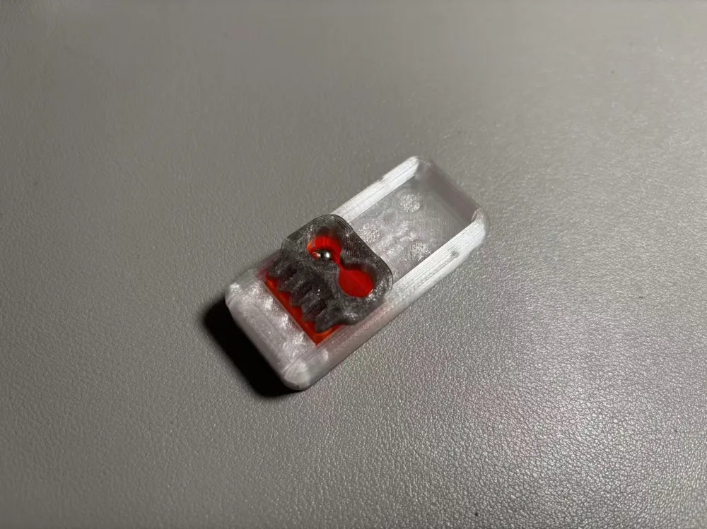 Fidget EDC Bully Skull Buck Ball Jumping Mechanical Push Card - Free 3D ...