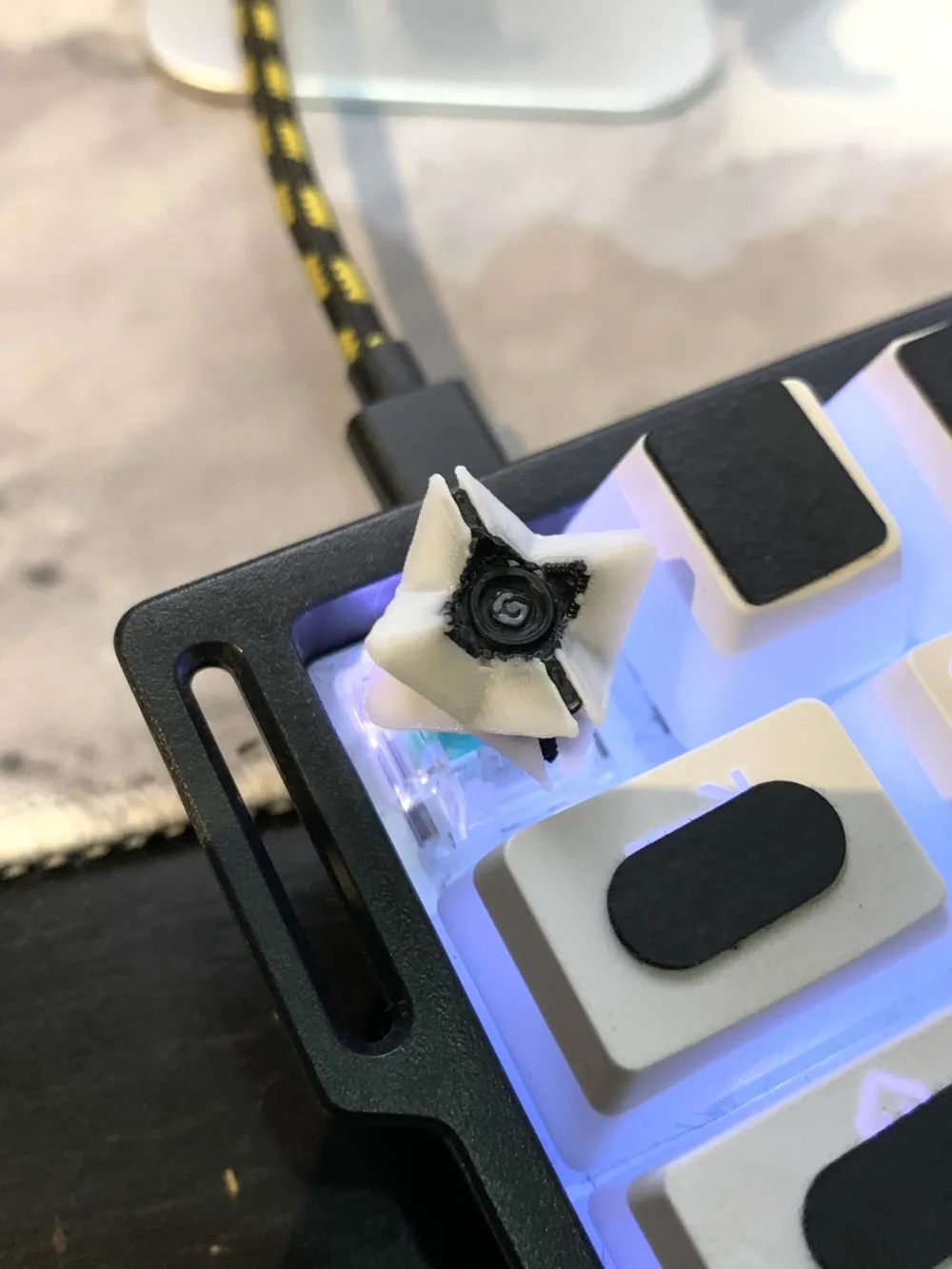 Ghost Shell Keycap from Destiny 2 AMS Remixed by SharkEnigma - MakerWorld