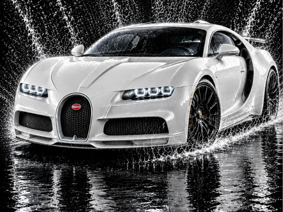 Cars Bugatti Chiron / Wall Decor / EASY PRINT - Free 3D Print Model ...