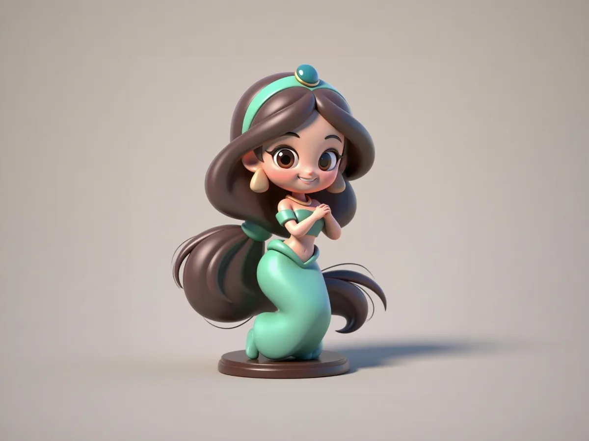 Jasmine - Aladdin - Q-version Disney Animated Movie Princess Series ...