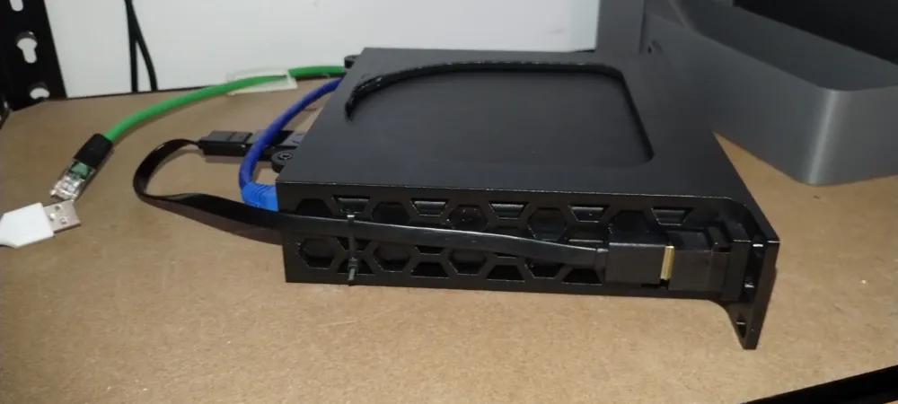 10" Rack Mount HP EliteDesk 800 G3 + Zip Ties - Free 3D Print Model ...