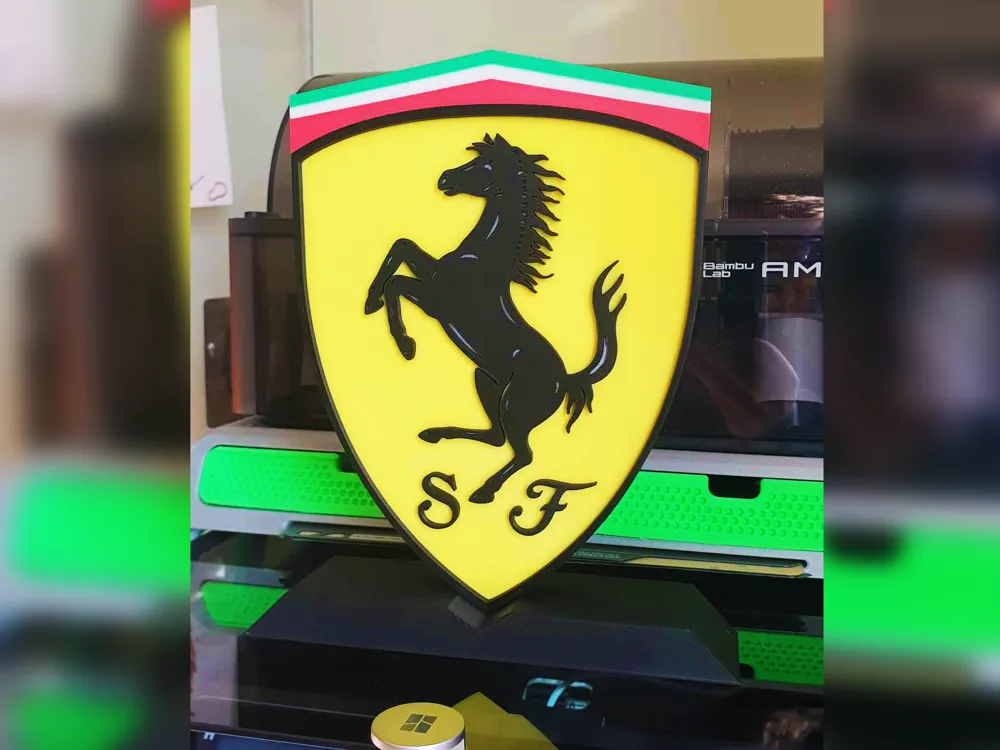 Scuderia Ferrari Desk Stand by Spooner - MakerWorld