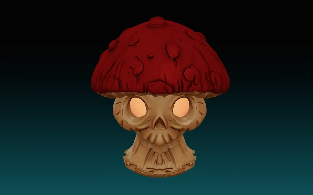 The Death cap Shroom - Free 3D Print Model - MakerWorld