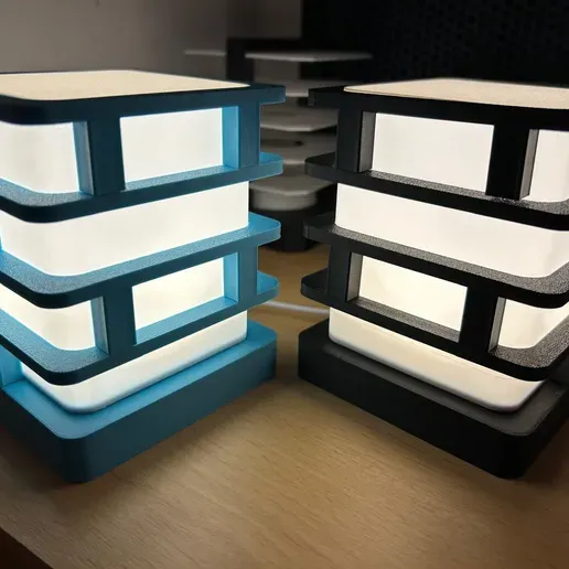 Desk/bedside table Lamp 02 - Free 3D Print Model - MakerWorld