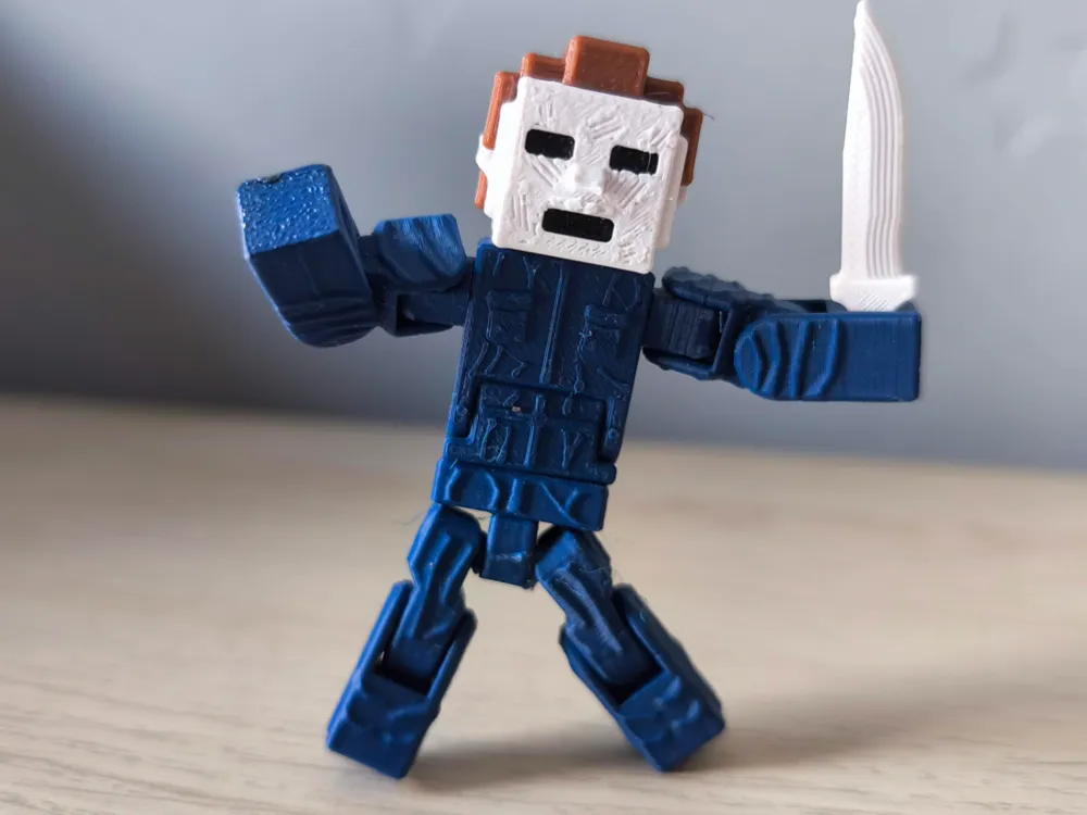 Minecraft Myers - Michael Myers from Halloween - Free 3D Print Model - MakerWorld