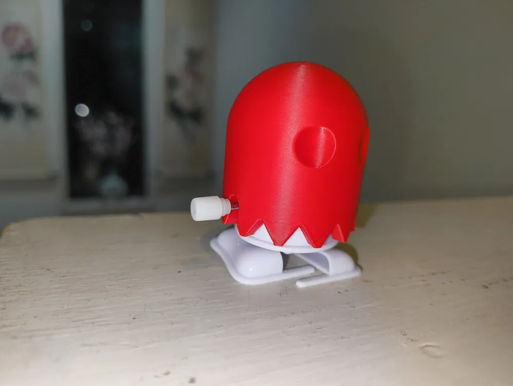 Pac Man Ghost wind-up Walking toy - Free 3D Print Model - MakerWorld