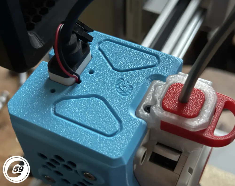 A1/ MINI Toolhead Fan Cover - Extruder Cooler - Free 3D Print Model ...