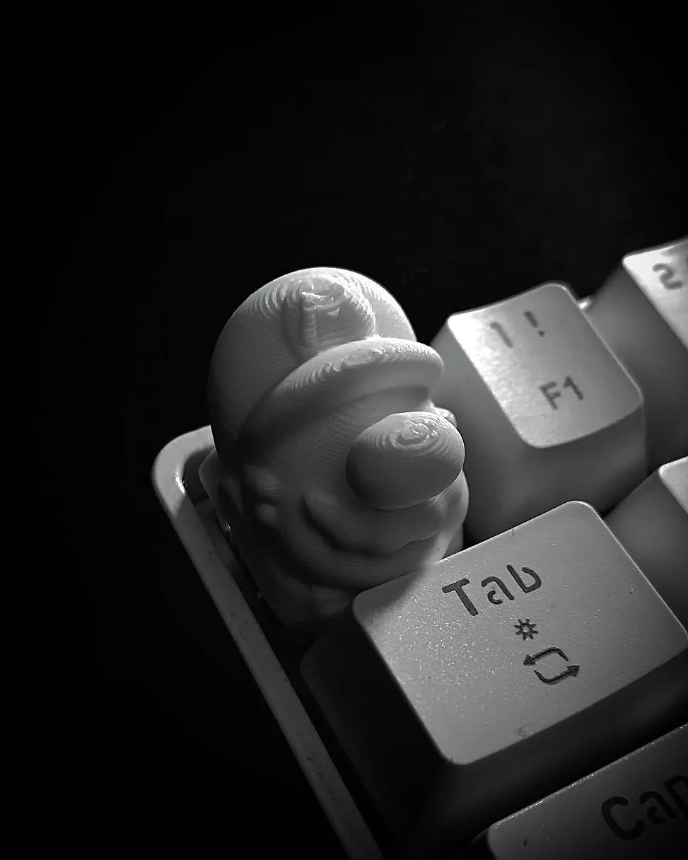 KEYCAP MARIO BROS (mechanical keyboard) - Free 3D Print Model - MakerWorld