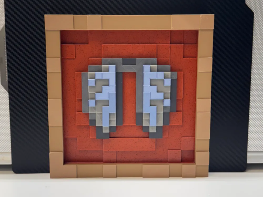Elytra - Minecraft Item Frame - Free 3D Print Model - MakerWorld
