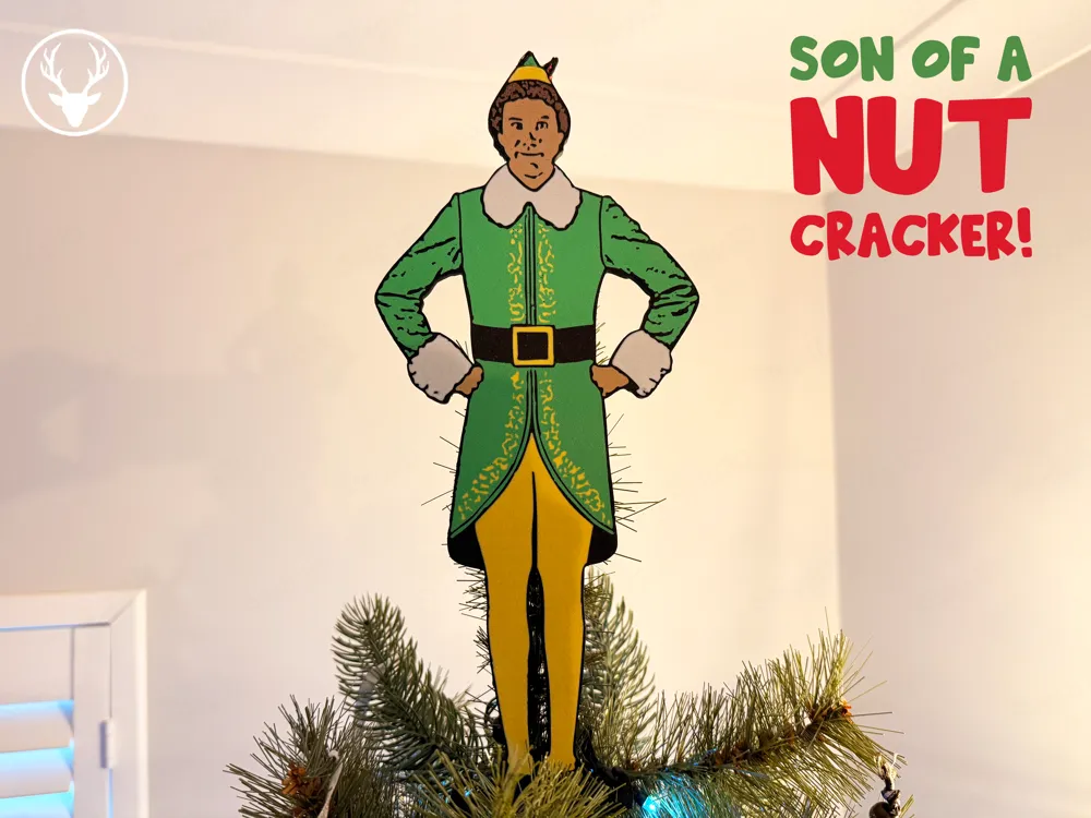 Buddy the Elf - Christmas Tree Topper - Free 3D Print Model - MakerWorld