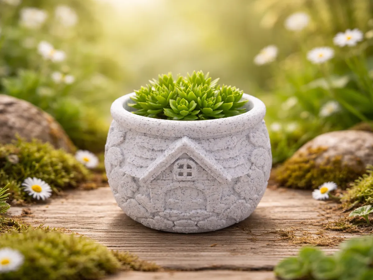 Magic House Planter - Free 3D Print Model - MakerWorld