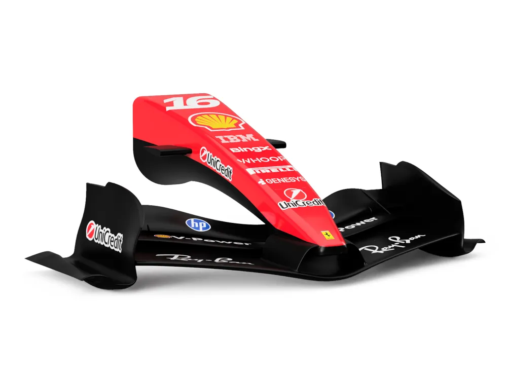 Ferrari SF-26 F1 2026 Front Wing 1/8 Scale +decals - Free 3D Print ...