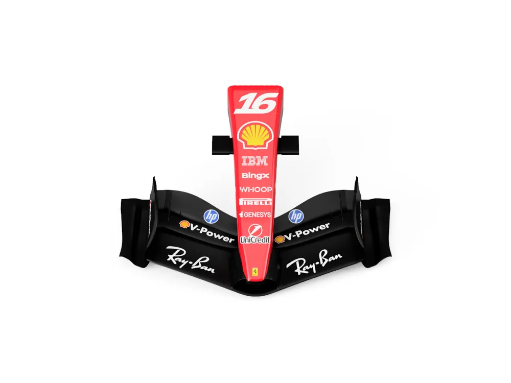 Ferrari SF-26 F1 2026 Front Wing 1/8 Scale +decals - Free 3D Print ...