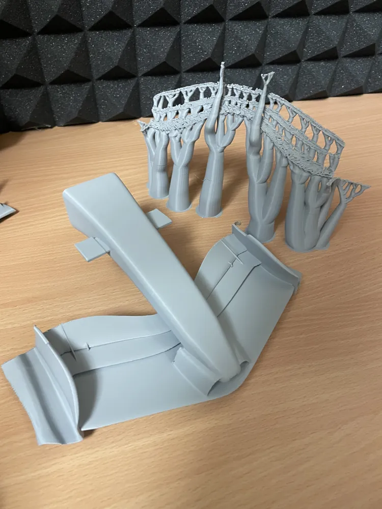 Ferrari SF-26 F1 2026 Alerón delantero Escala 1/8 +calcomanías - Modelo ...