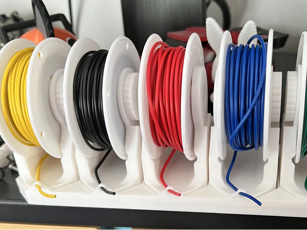 Wire spool holder (magnetic and mount with screw) - Free 3D Print Model ...