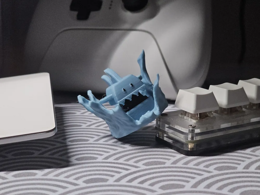 XDA Keycap and Clicker: Shark - Free 3D Print Model - MakerWorld