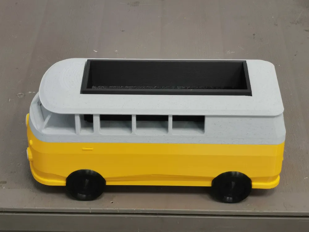 Volkswagen Bus Planter Remixed by DHR farm - MakerWorld