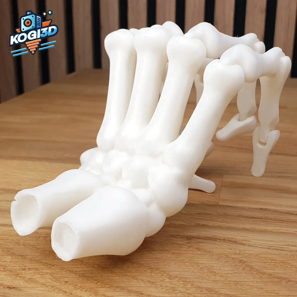 Print in Place Fully Articulated Skeleton Hand by KOGI3D MakerWorld ...