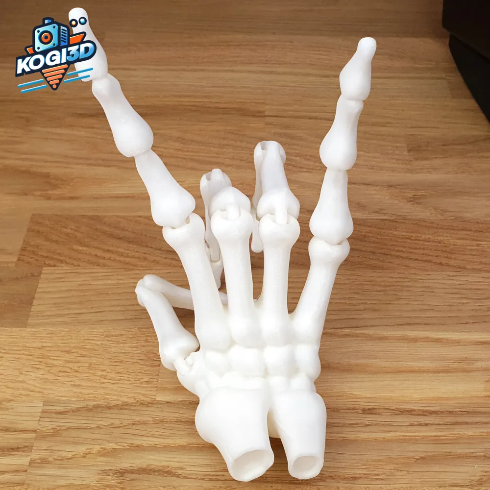 Print in Place Fully Articulated Skeleton Hand by KOGI3D MakerWorld ...