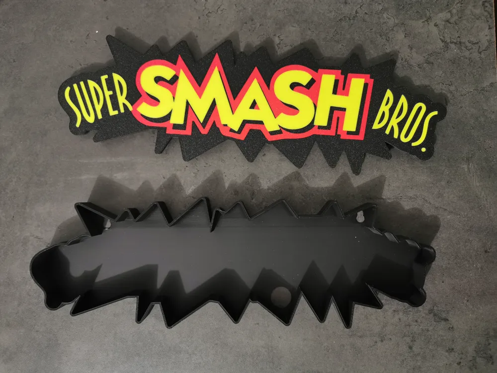 Super Smash Bros Lightbox LED Lamp by OldSpice3d - MakerWorld